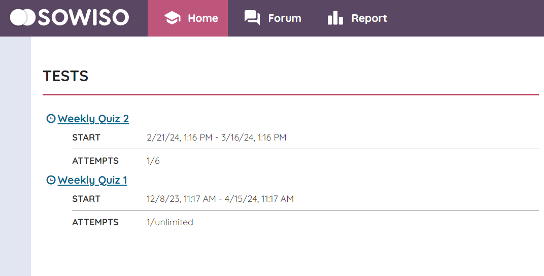 Create a class for only taking tests (NEW) (🎥with video) – Sowiso ...