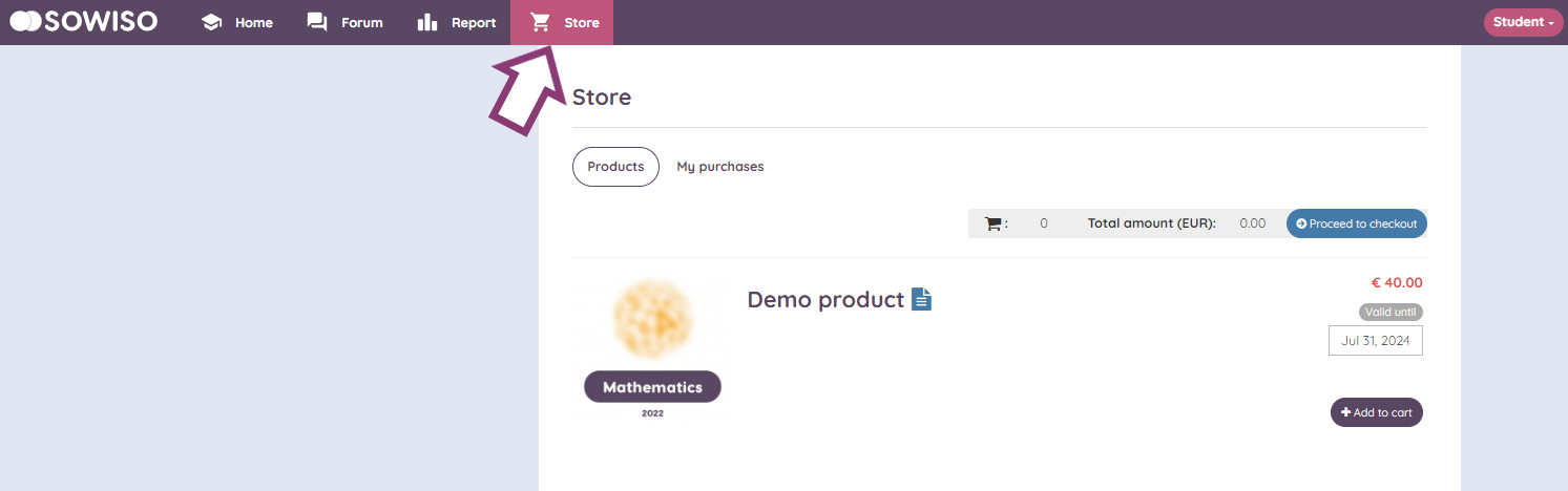 How store and products work – Sowiso Knowledge base