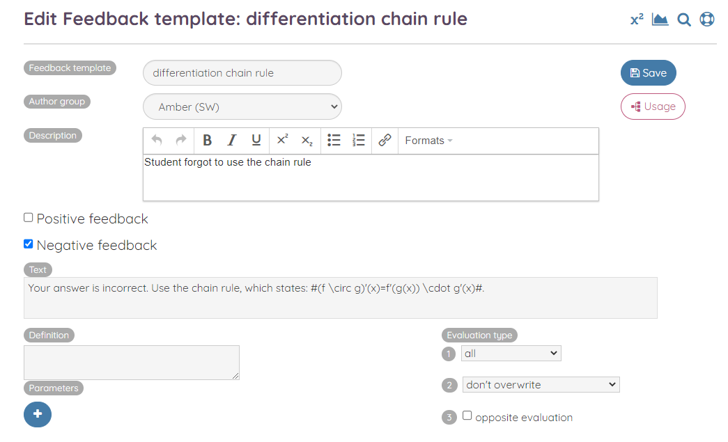 Feedback templates – Sowiso Knowledge base