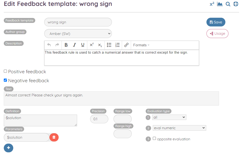 Feedback templates – Sowiso Knowledge base