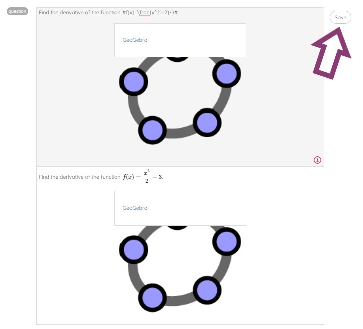 Using Geogebra applets in text – Sowiso Knowledge base