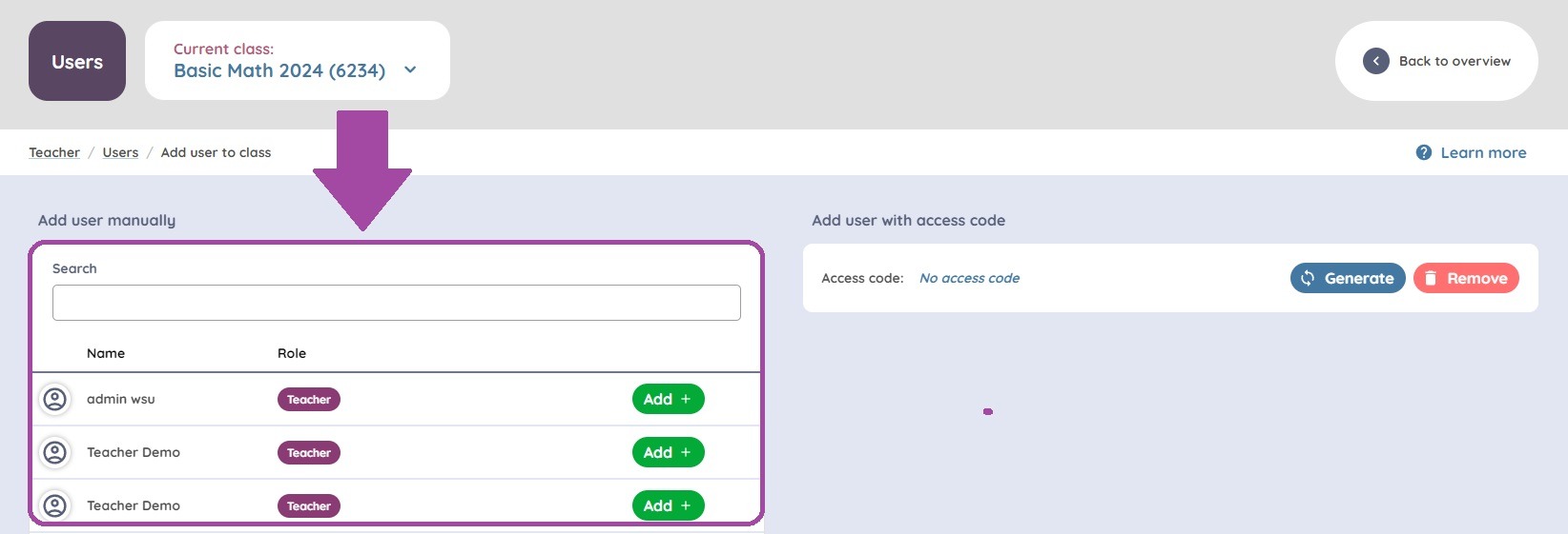 Adding your colleagues/teachers to your class (NEW) (🎥with video ...