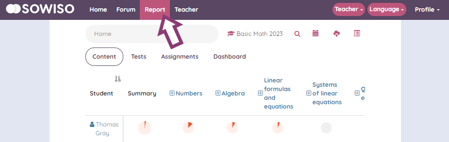 See Individual Student Progress рџћґwith Video вђ Sowiso Knowledge Base