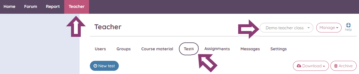 Create a test (🎥with video) – Sowiso Knowledge base