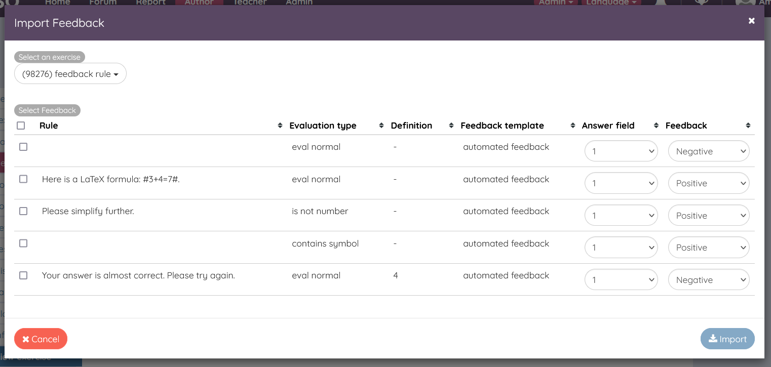 Create or edit positive & negative feedback – Sowiso Knowledge base