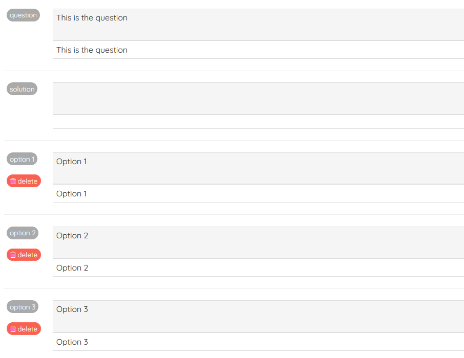 Exercise type: Multiple Choice (Random) – Sowiso Knowledge base