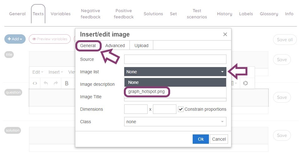 Upload images to an exercise – Sowiso Knowledge base