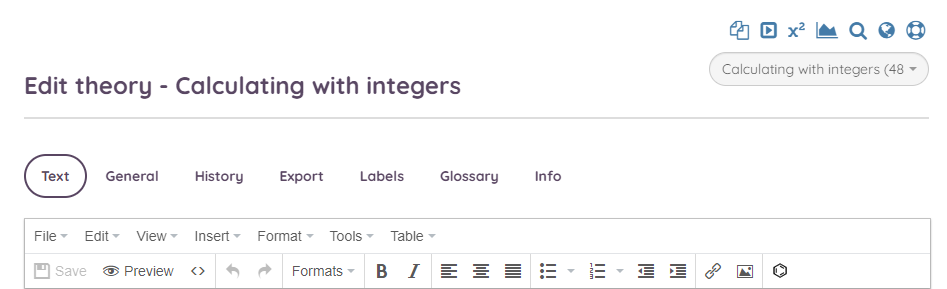 Editing an existing theory page – Sowiso Knowledge base