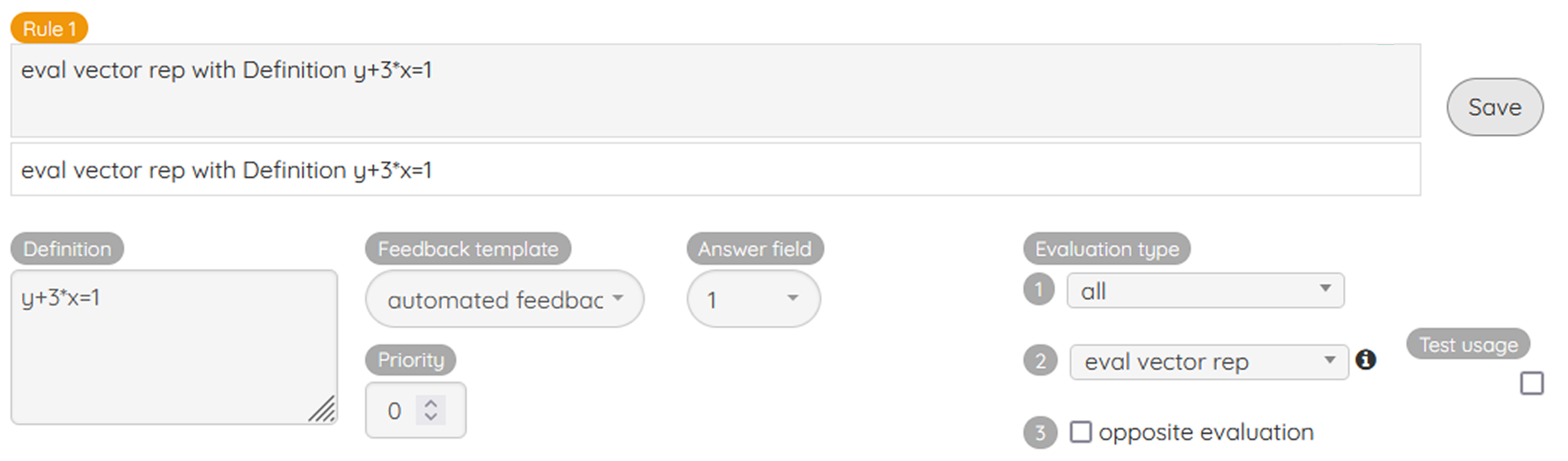 Evaluation type: eval vector rep – Sowiso Knowledge base
